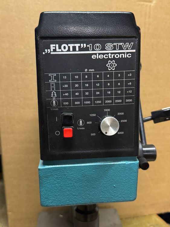 🔵 Flott 10 STW elektronic Präzisions Bohrmaschine 🔵 (Gebraucht) in ...