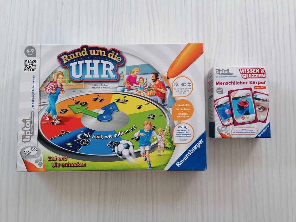 tiptoi - Rund um die Uhr + menschlicher Körper (Gebraucht) in Pfyn für ...