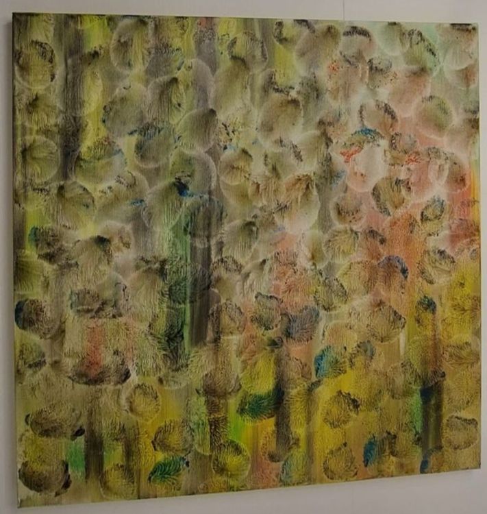 Bild, Unikat,Muster von mir selbstgemalt 50×50 | Kaufen auf Ricardo