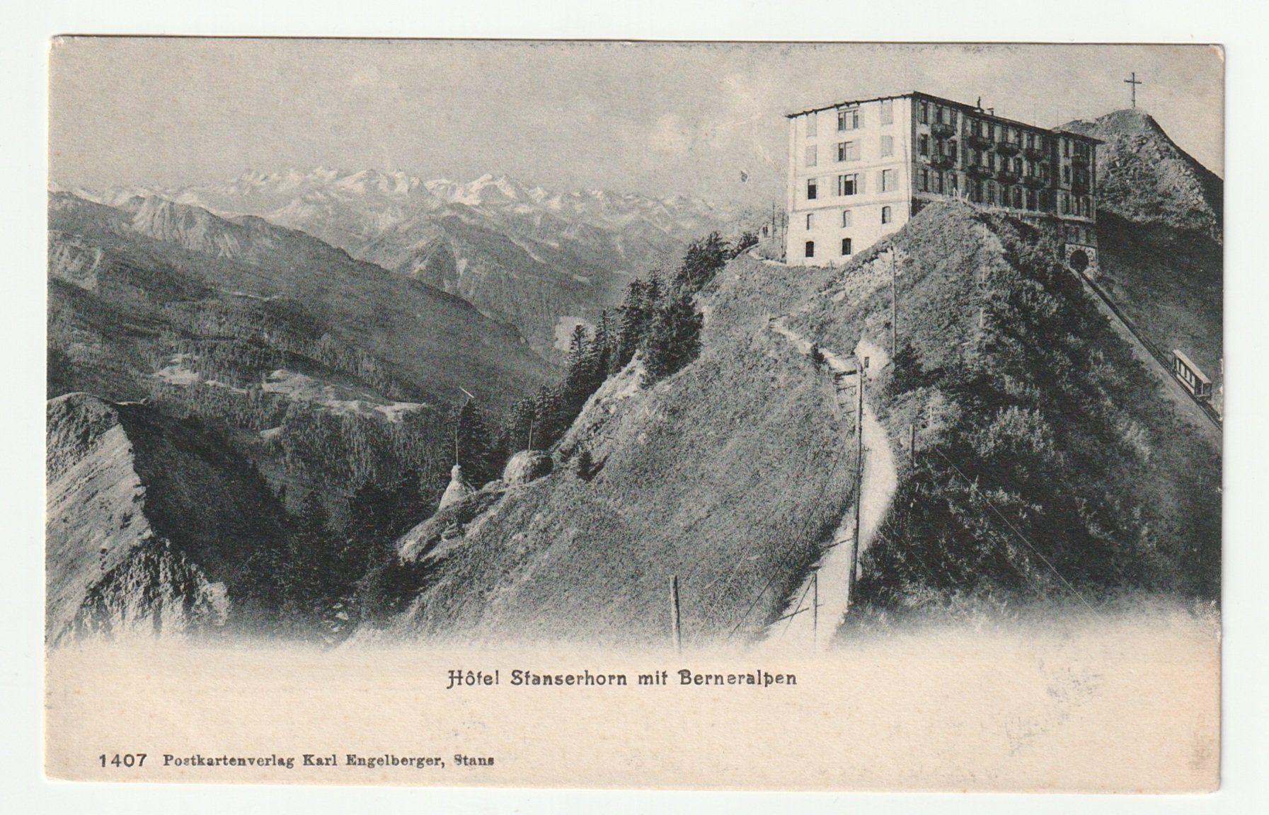 Stanserhorn - Hôtel und Berneralpen 1908 (Neu (gemäss Beschreibung)) in ...