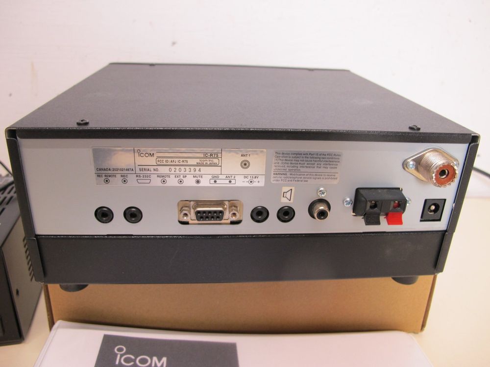 ICOM IC-R 75 DSP KW Receiver (Gebraucht) in Dettighofen für CHF 350 ...