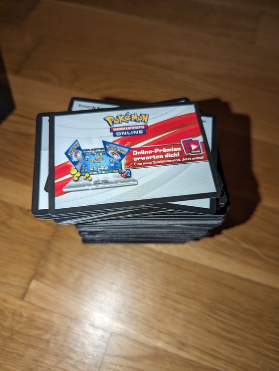 Ca. 350 Pokemon Online TCG Codes - Booster und Spezialprod. (Gebraucht ...