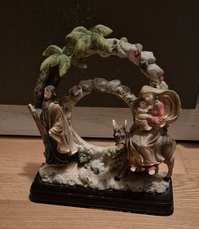 Maria mit Jesuskind auf Esel, Josef, Deko Weihnacht (Gebraucht) in ...