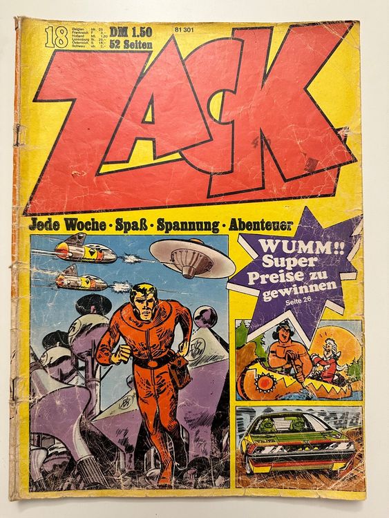Rarität Zack Comics 18 von 1972 (Gebraucht) in Münsingen für CHF 16 ...