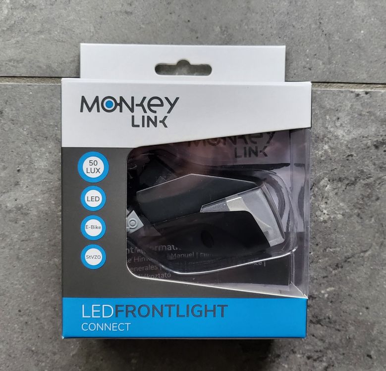 MonkeyLink ML-Light Front CONNECT 50 Lux Frontscheinwerfer (Neu (gemäss ...