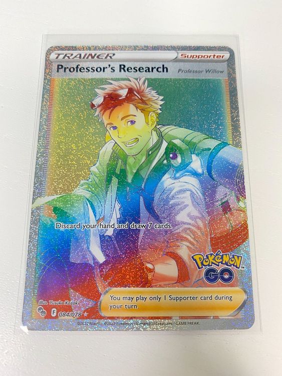 Professor’s Research Pokemon GO 084/078 RAINBOW RARE | Kaufen auf Ricardo