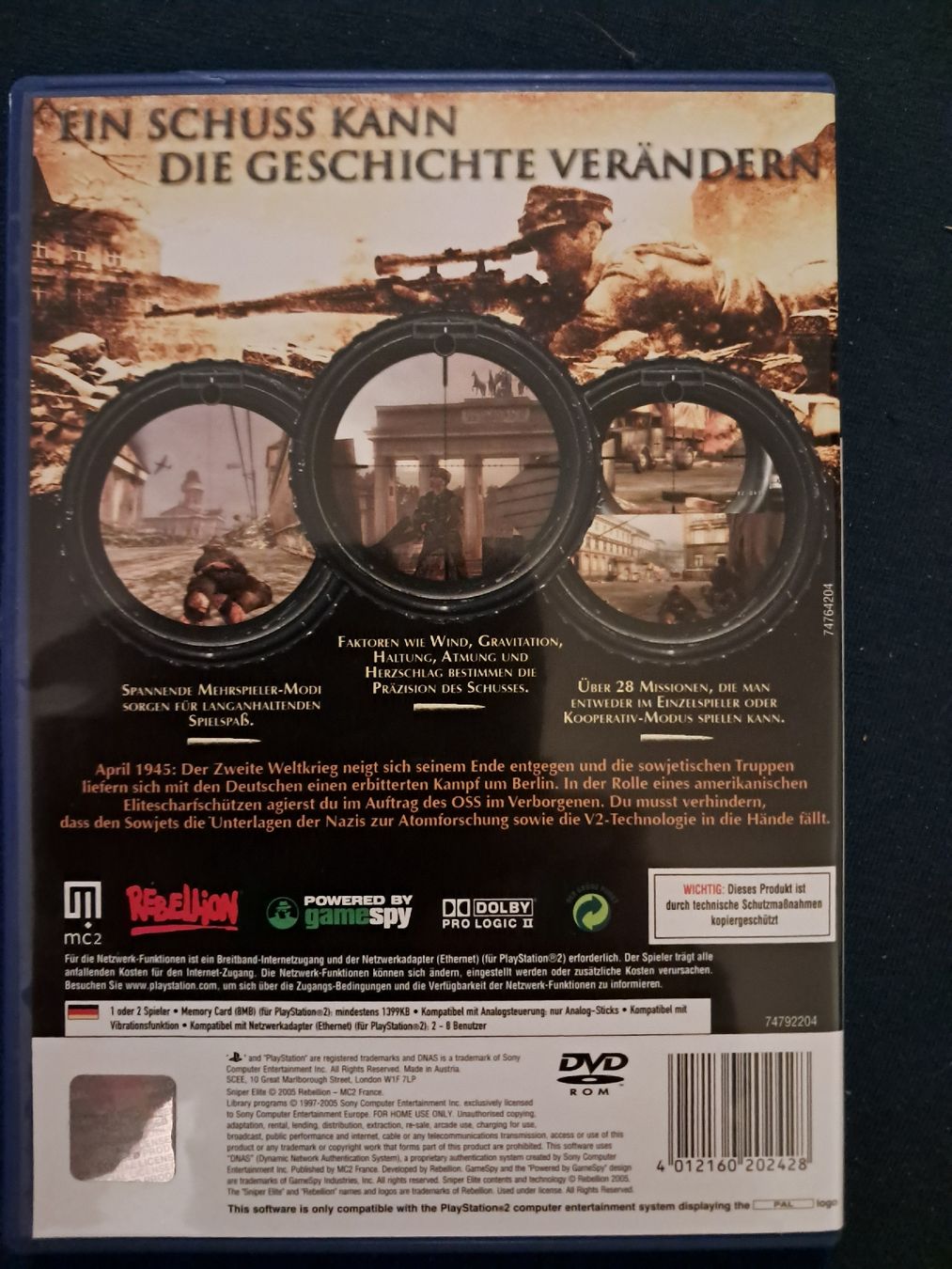 ps2 game Sniper Elite (Usato) a Einsiedeln per CHF 2 – solo ritiro ...