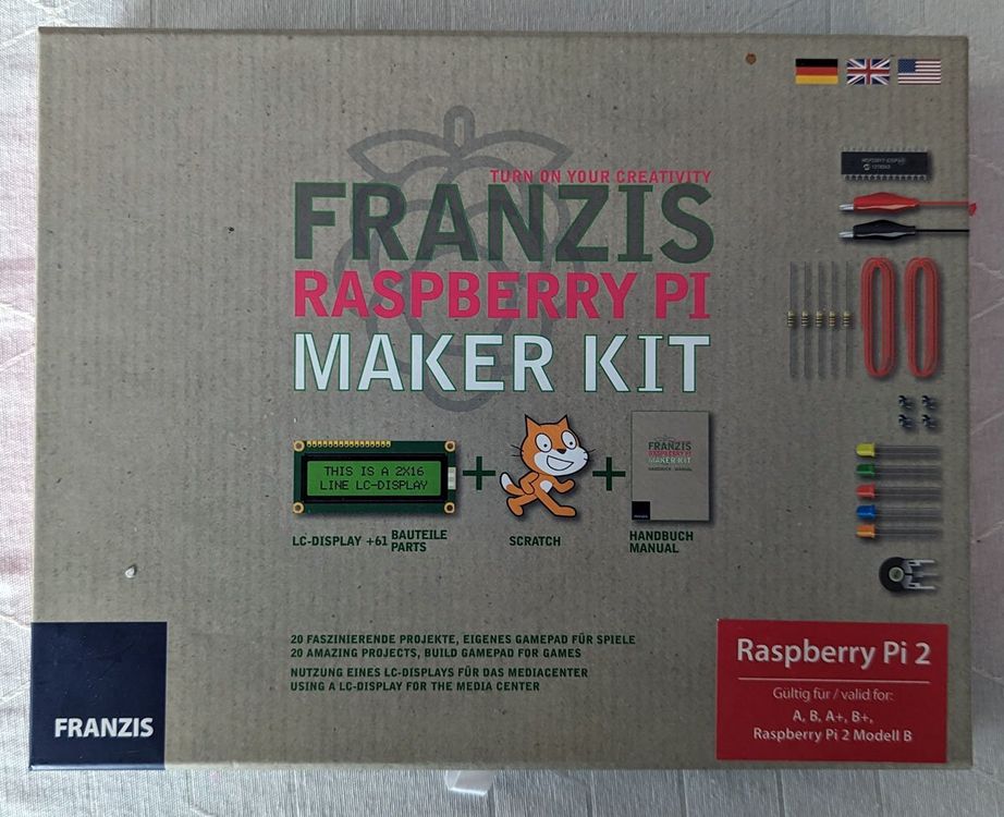 Franzis Raspberry Pi Maker Kit | Kaufen auf Ricardo Franzis Raspberry Pi Maker Kit | Kaufen auf Ricardo