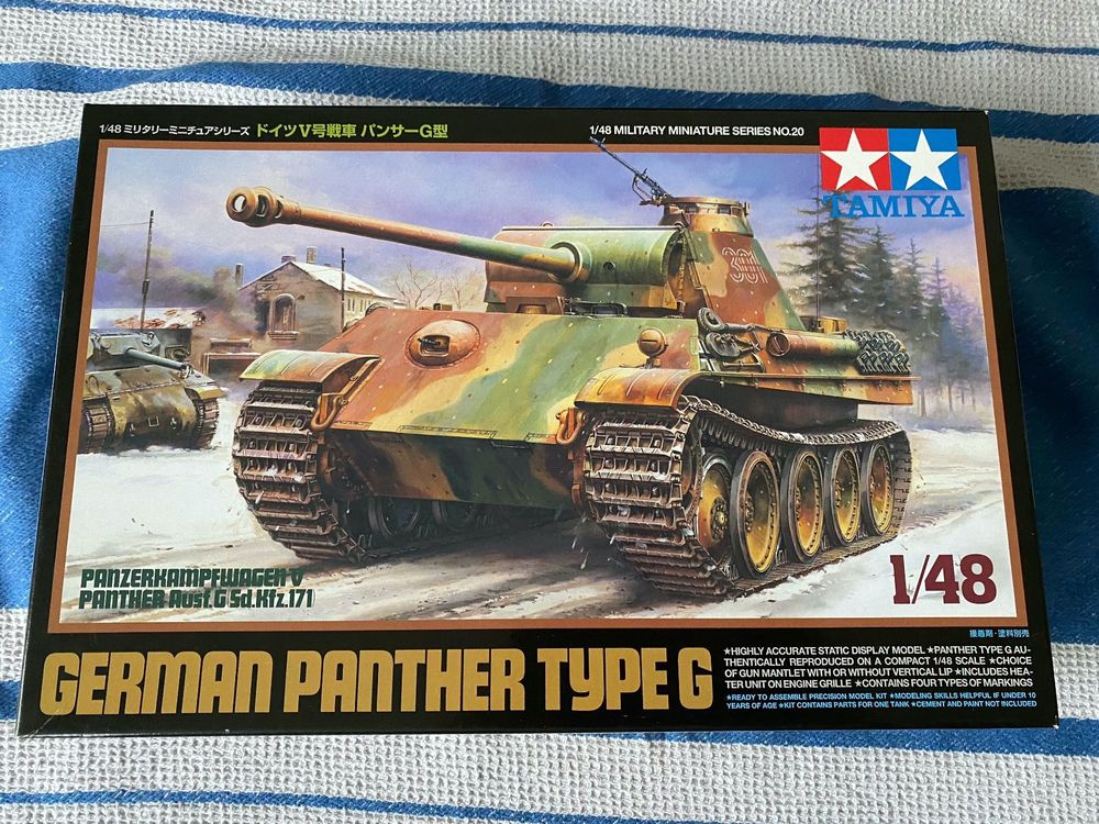 1/48 GERMAN PANTHER TYPE G (Neu (gemäss Beschreibung)) in MÜHLEDORF/SO ...
