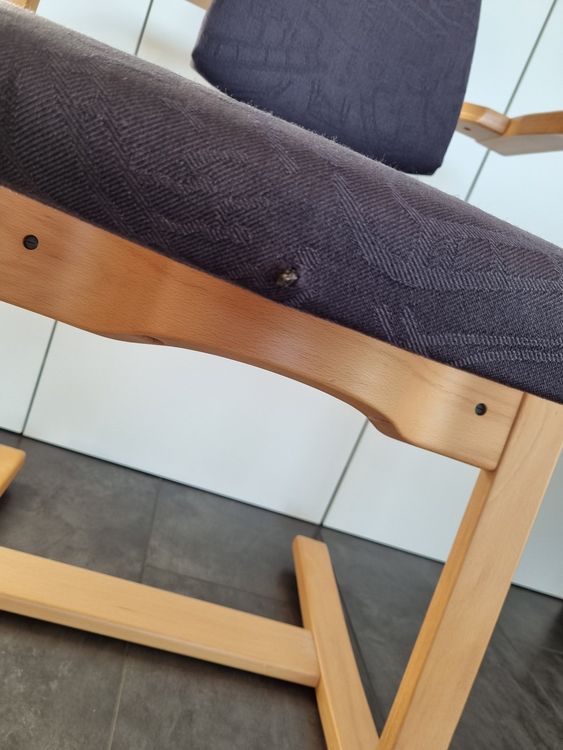 4 Stokke Varier Actulum Stühle mit Stoffbezug (Gebraucht) in Wilen ...