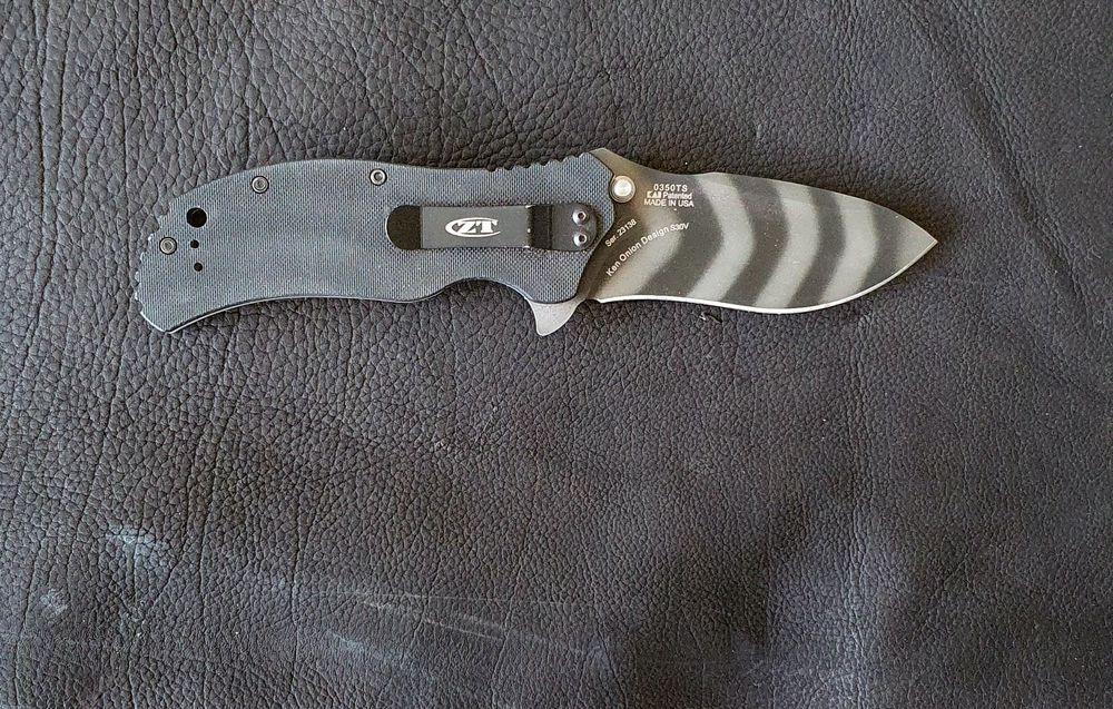 Zero Tolerance 0350TS couteau de poche, Ken Onion design (Neuf avec ...