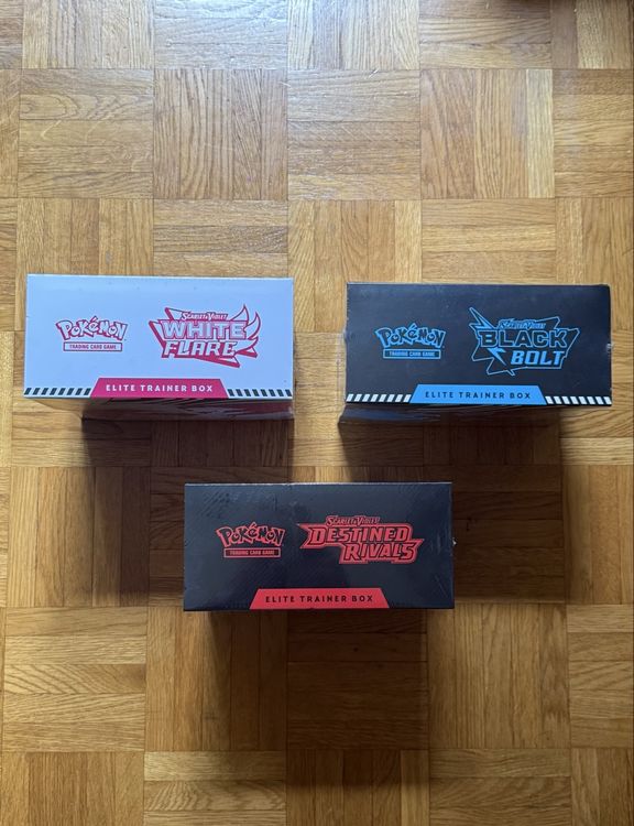 Destined Rivals Black Bolt White Flare Elite Trainer Box ENG (Neu und ...
