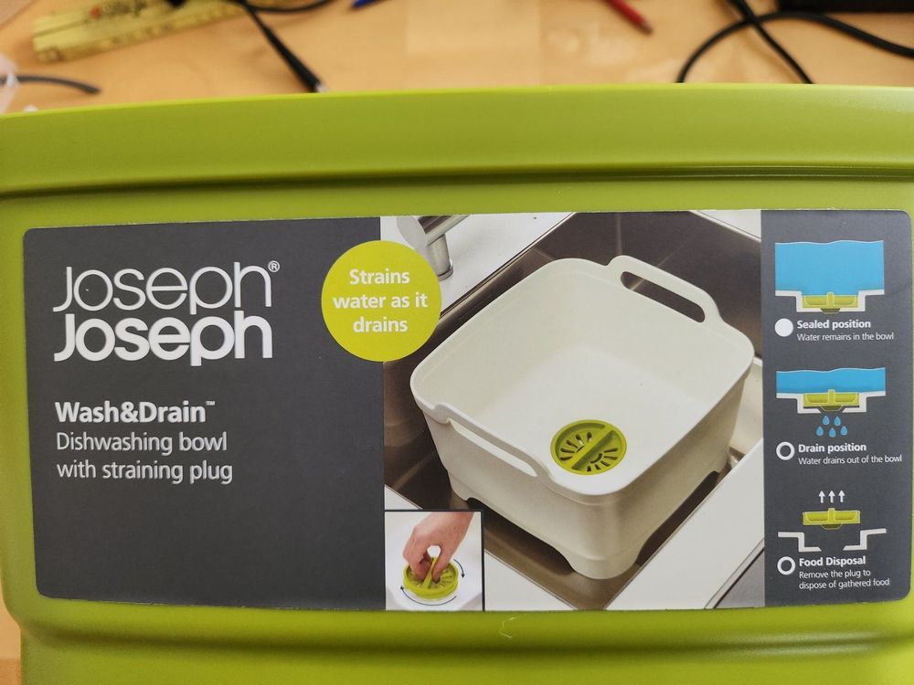 Joseph Joseph Wash&Drain Spüleinsatz Spülbecken grün (Neu und ...