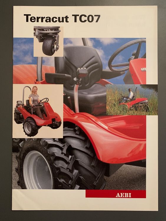 Aebi Terracut TC07, Prospekt, Einachser, Traktor (Gebraucht) in Lienz ...