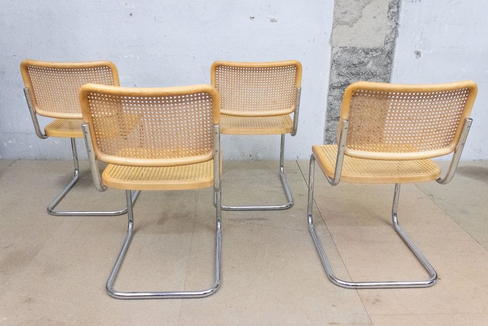 Thonet S32 Freischwinger mit Wiener Geflecht / Marcel Breuer (Gebraucht ...
