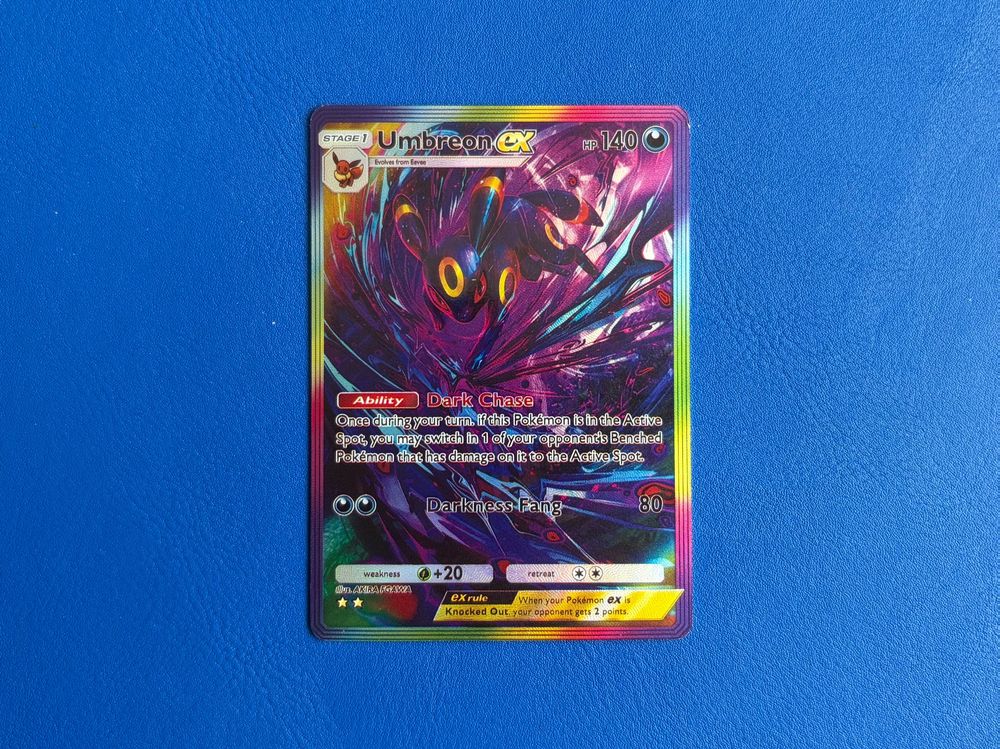 Umbreon ex Custom/Proxy SAR 2★ #208/241 TCG Pocket Pokemon (Neu (gemäss ...