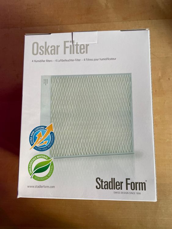 Filtermatten zu Stadler Form "Oskar" Luftbefeuchter 4er-Pack | Kaufen ...