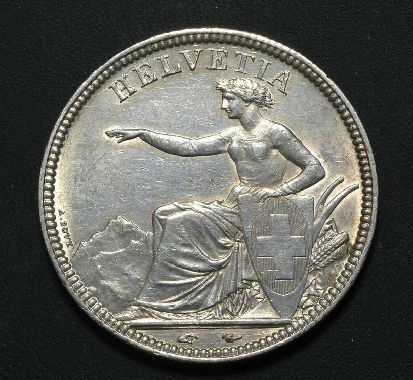 5 Franken 1851 (Gebraucht) in Oberglatt für CHF 290 – mit Lieferung auf Ricardo kaufen