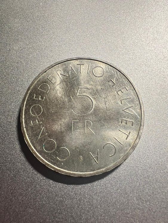 5Fr 1863-1963 Silber (Gebraucht) in Kloten für CHF 7 – mit Lieferung auf Ricardo kaufen