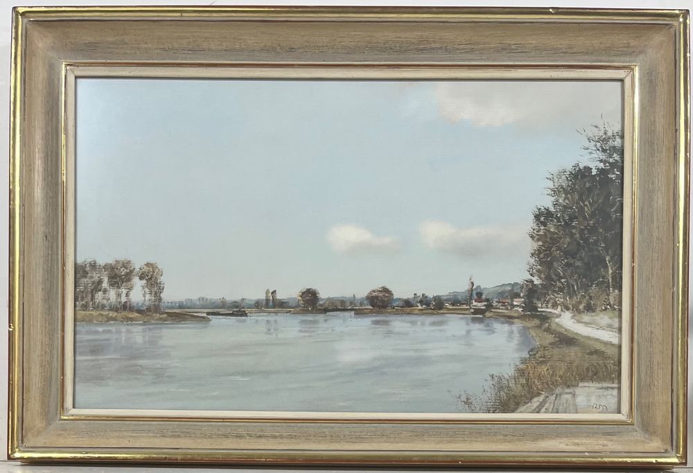 Rudolf Müller (1892-1972) Seelandschaft Gemälde | Kaufen auf Ricardo