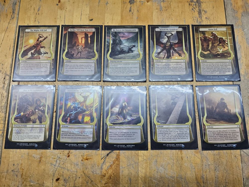 MTG Archenemy Nicol Bolas Karten Set (Gebraucht) in Rüti für CHF 2 – mit Lieferung auf Ricardo ...