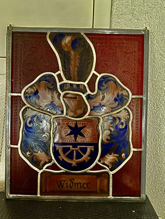 Familien-Fenster Namen-Wappen „Widmer“ | Kaufen auf Ricardo