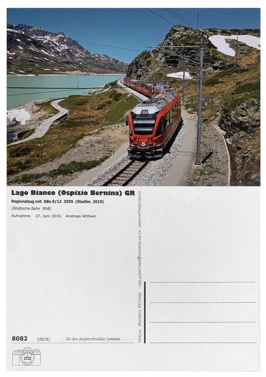 Bernina Ospizio Poschiavo Pontresina Bahn RhB ABe 8/12 3505 | Kaufen auf Ricardo