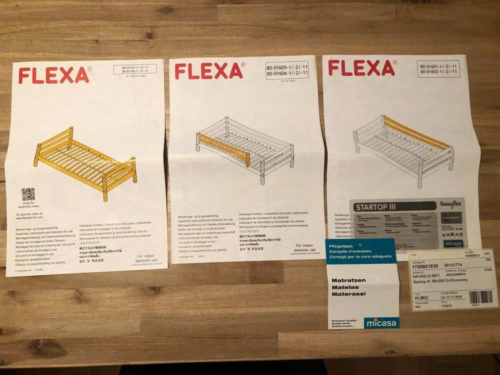 Flexa Bett Classic weiss (Gebraucht) in Uster für CHF 222 – nur Abholung auf Ricardo kaufen