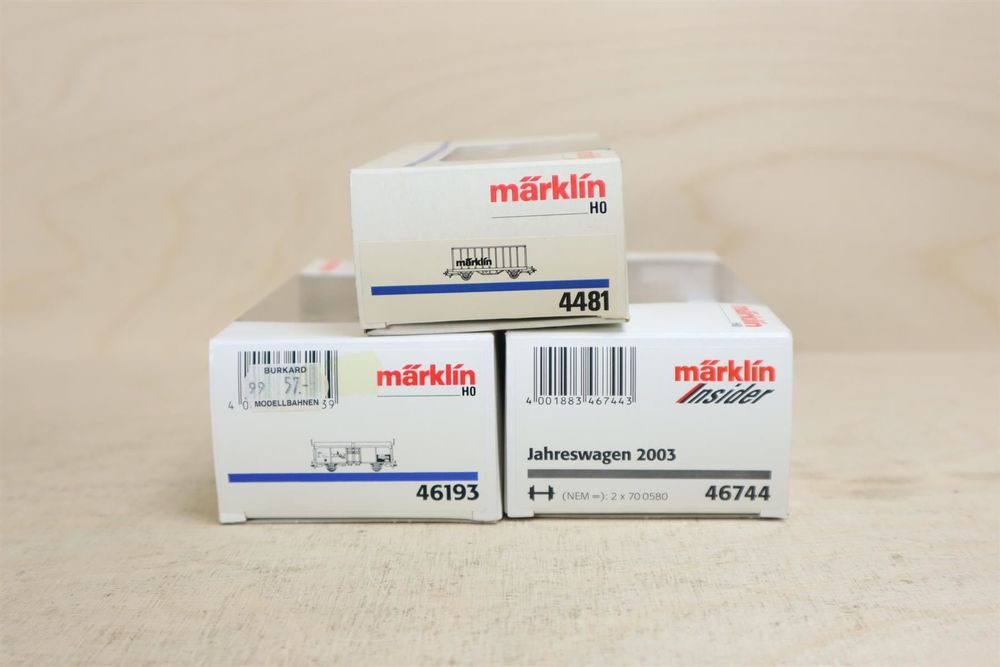 Märklin 4 x Spezial Güterwagen Set 46193 (Gebraucht) in Winterthur für ...