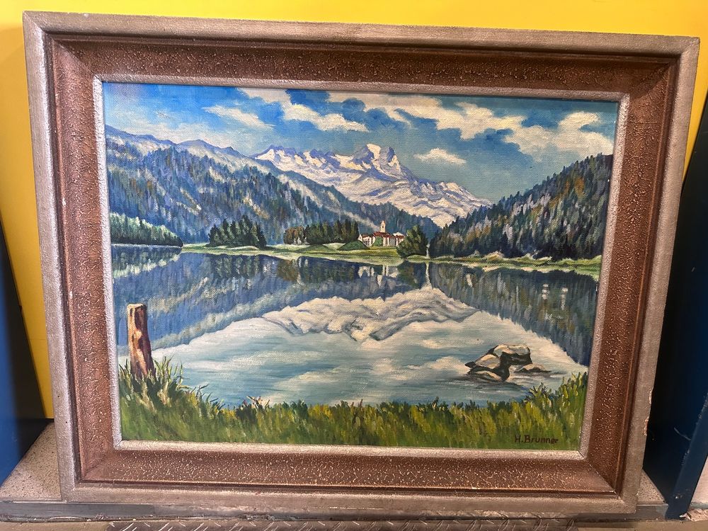 Gemälde von H. Brunner (Gebraucht) in Strengelbach für CHF 5 – mit ...