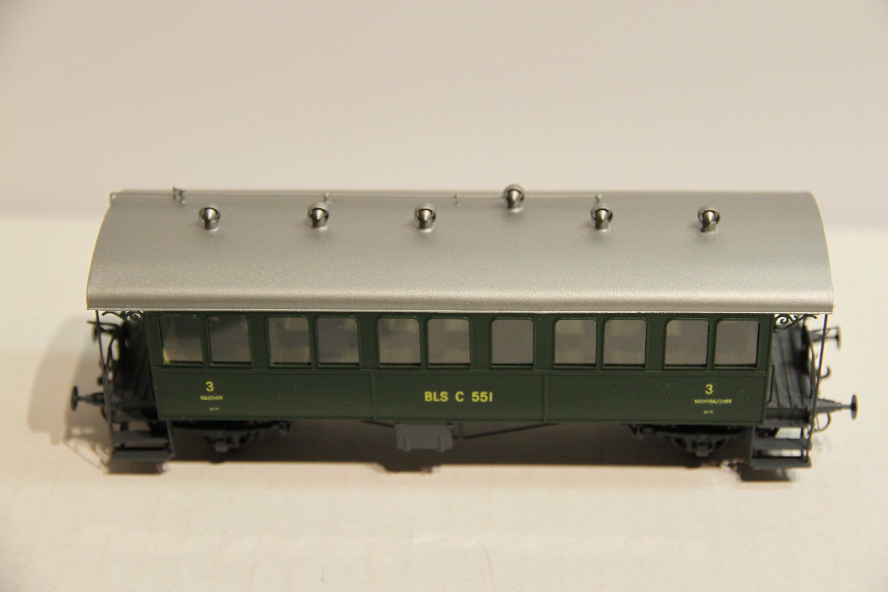 BLS, Personenwagen C 551, 2-Achsig, HRF, HO, AC, Neu (Neu und ...