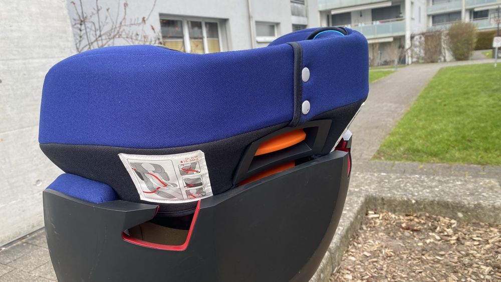 Cybex Solution X-Fix Kindersitz - Top Zustand, Blau! (Gebraucht) in ...