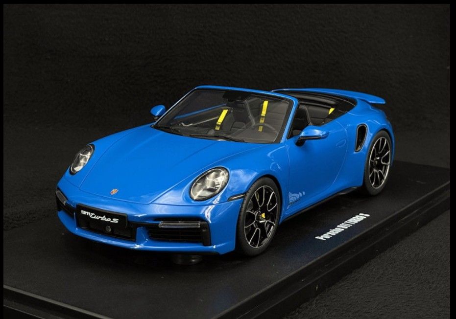 Porsche 911 992 Turbo S 2020 Shark Blue / GT-SPIRIT GT441 (Neuf avec ...