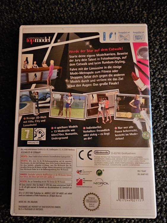 AMERICAS NEXT TOP MODEL WII | Kaufen auf Ricardo