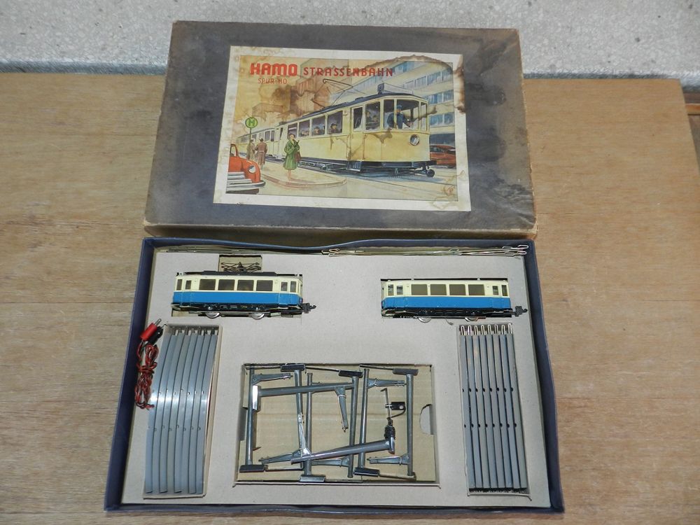Hamo H0 GL Tram Set Beige / Blau (Gebraucht) in für CHF 376 – mit ...
