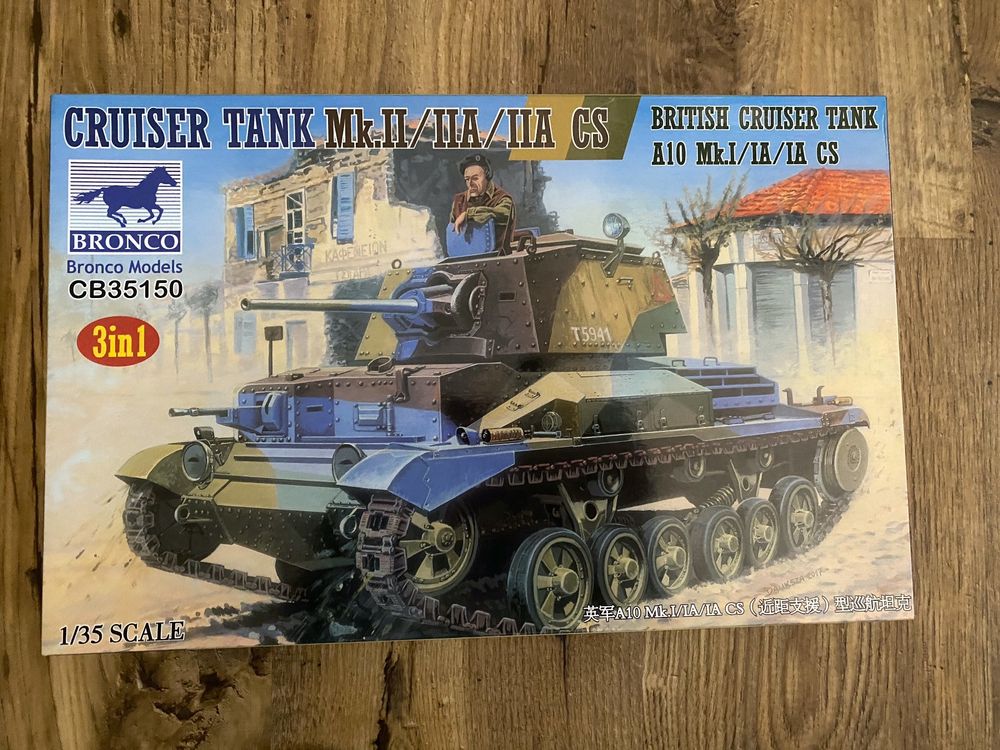 1/35 BRITISH CRUISER TANK A10 MK.I/IA/IA CS MK.II/IIA/IIA CS (Gebraucht) in MÜHLEDORF/SO für CHF ...