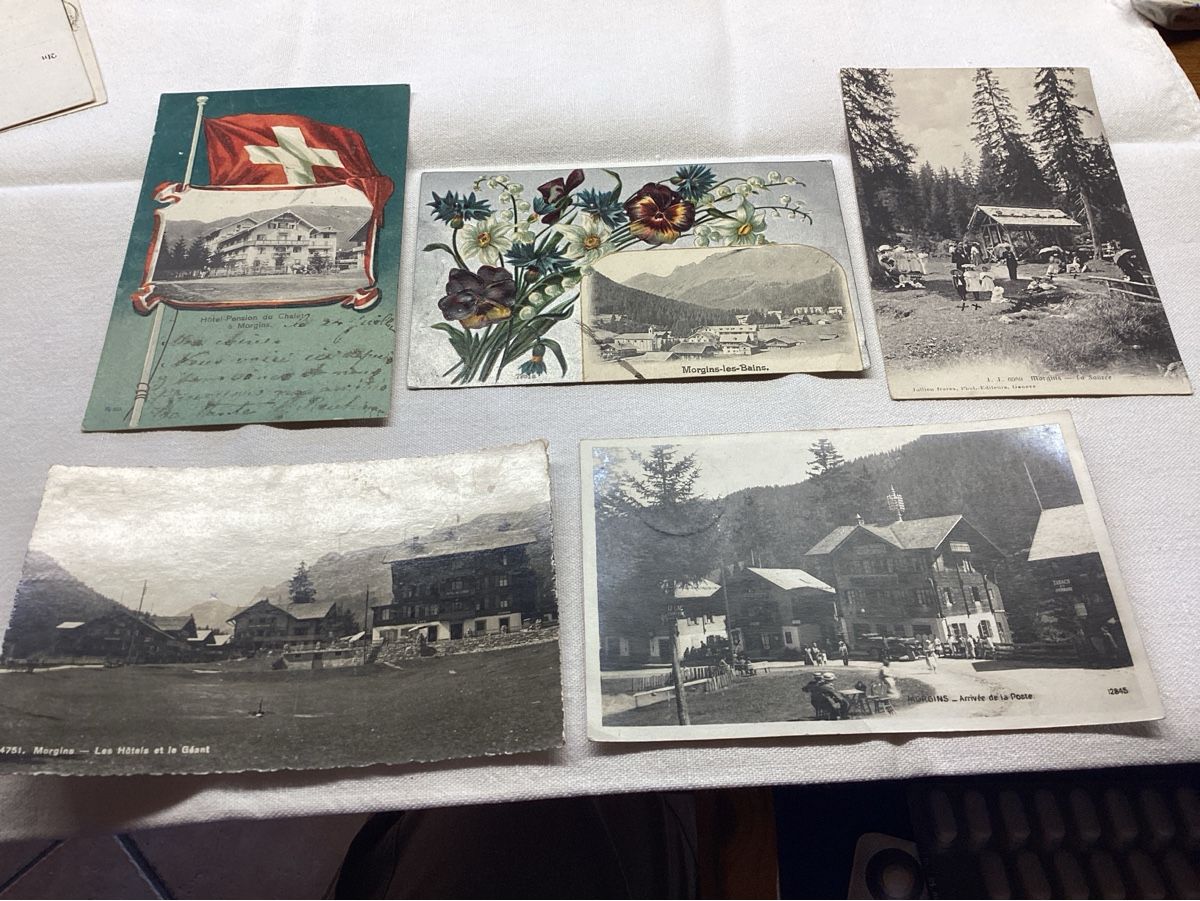 Morgins les bains 5 cartes dés 1903 en lot (Gebraucht) in Luc (Ayent ...