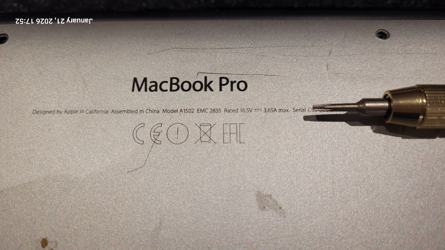 MacBook Pro Retina 13" A1502 – defekt (Defekt) in Eschenbach SG für CHF ...