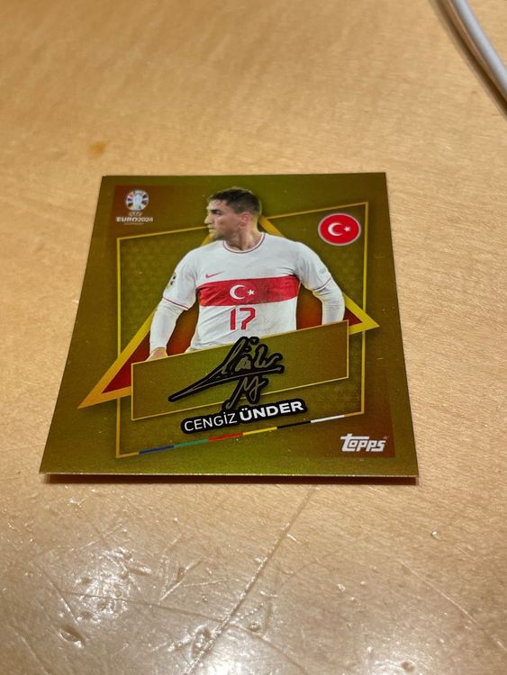 Topps Euro 2024 Cengiz Ünder TUR Gold Deutsche Edition | Kaufen auf Ricardo