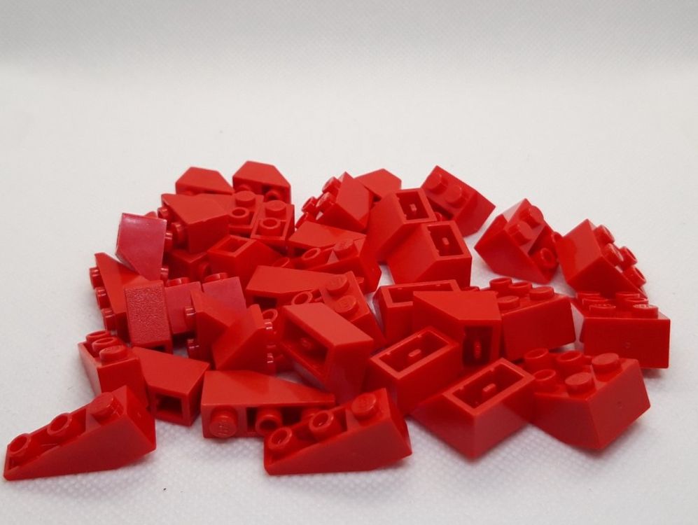 Lego 40 Stk. roof tile inverted (rot) (Gebraucht) in Inwil für CHF 5 ...