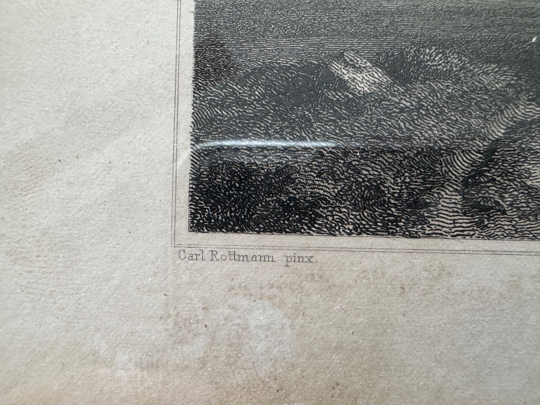 Alter Stich „Der Sturm auf der Heide“ von J. Riegel (Gebraucht) in ...