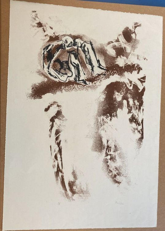 Lithografie handsigniert Pierre Zucchelli (ID b2800) | Kaufen auf Ricardo