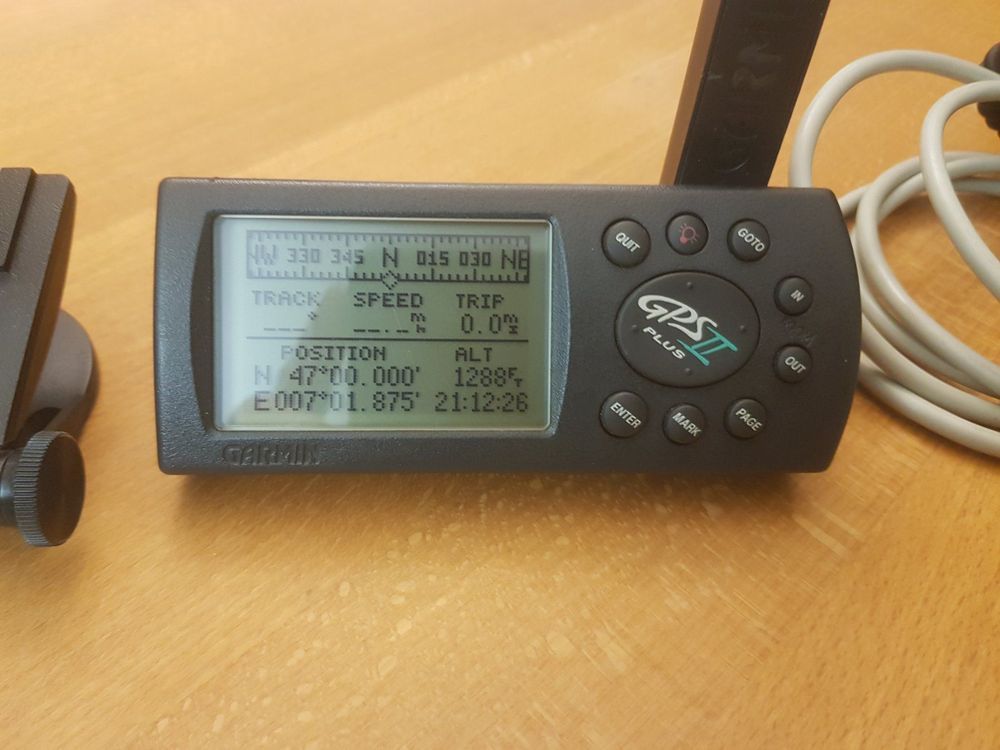 Garmin GPS II Plus voll Retro für das Alter sehr OK (Gebraucht) in ...