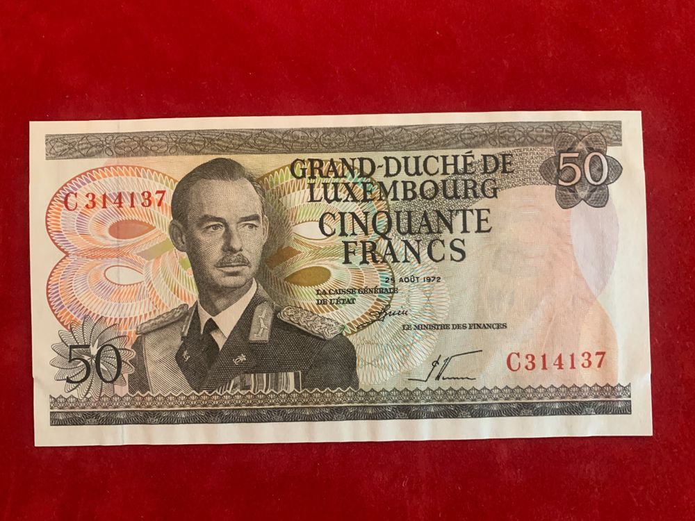 LUXEMBOURG - 50 Francs 1972 - Unzirkuliert / Non circulé (Neuf (Voir ...