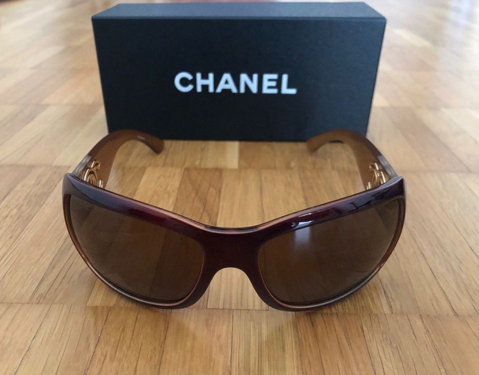 Verwunderlich Chanel Sonnenbrille Ebenbildbrend12705
