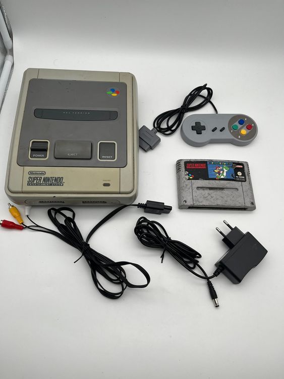 SNES + Super Mario World Controller Nintendo original Retro (Gebraucht ...