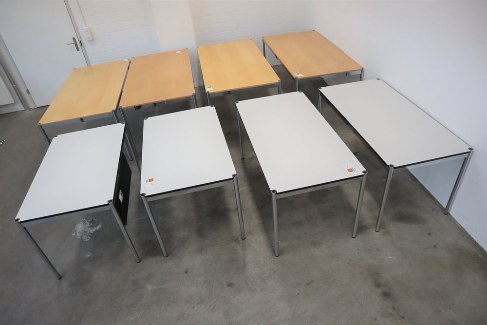 8 USM Haller Tische (Gebraucht) in für CHF 810 – nur Abholung auf Ricardo kaufen