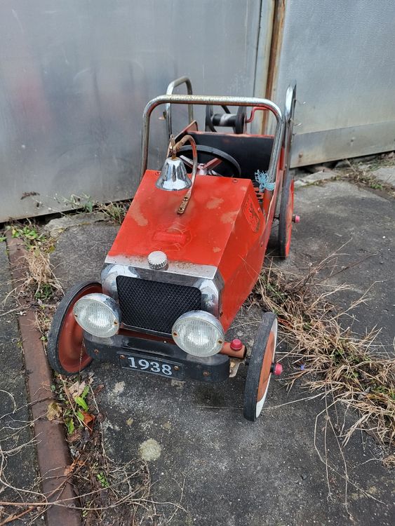 Antikes Kinderauto Blech Feuerwehrauto (Gebraucht) in Vilters für CHF 35 – nur Abholung auf ...