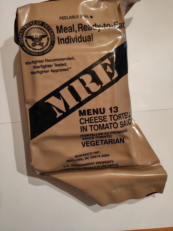US Army MRE Meal ready to eat menue 13 | Kaufen auf Ricardo