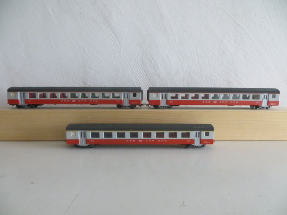 Liliput H0: Set mit 3 Personenwagen EW III, GS, ohne OVP | Kaufen auf Ricardo